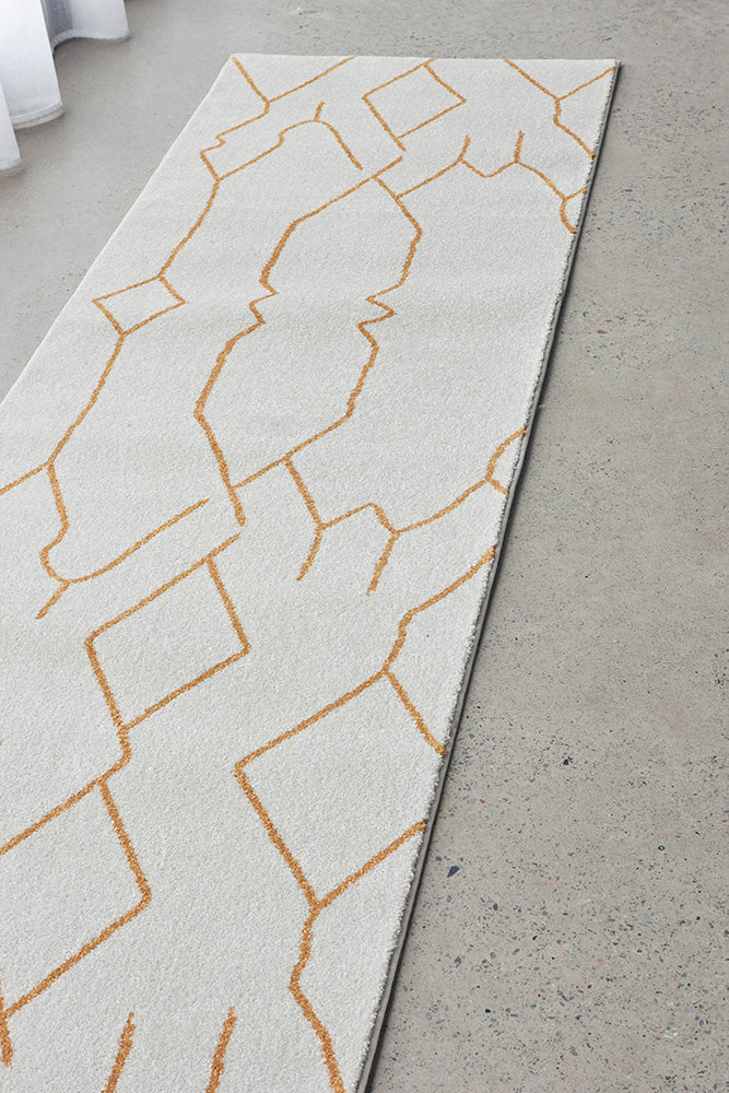 Paradise Ivy Gold Runner Rug – Farfetch Rugs